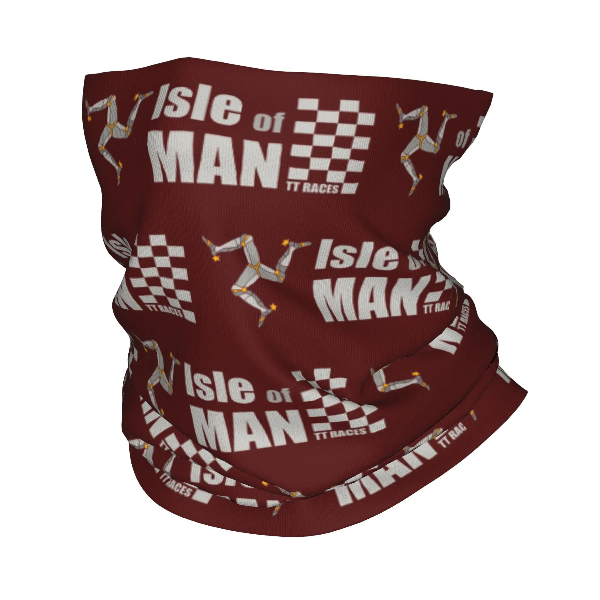 Isle Of Man TT Motorcycle Races Graphic Design Bandana Neck Cover ...