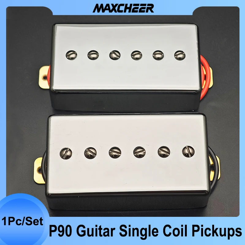 P90 Style Electric Guitar Pickups Single Coil Pickup N-50/B-52 Black ...
