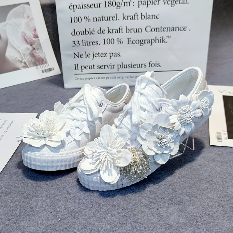 Summer-Women-Casual-Shoes-Female-Spring-White-Shoes-Handmade-3D-Flower ...