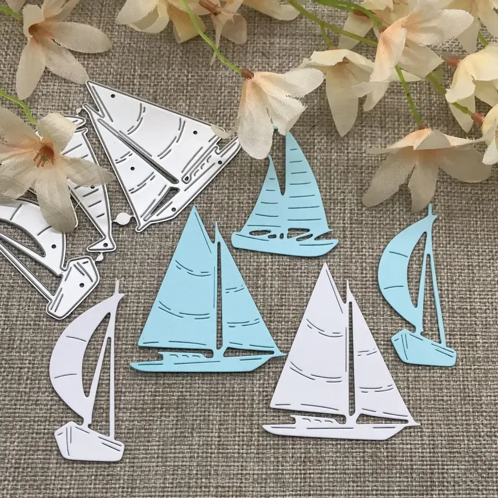 Sailboat-decoration-Metal-Cutting-Dies-Stencils-For-DIY-Scrapbooking ...
