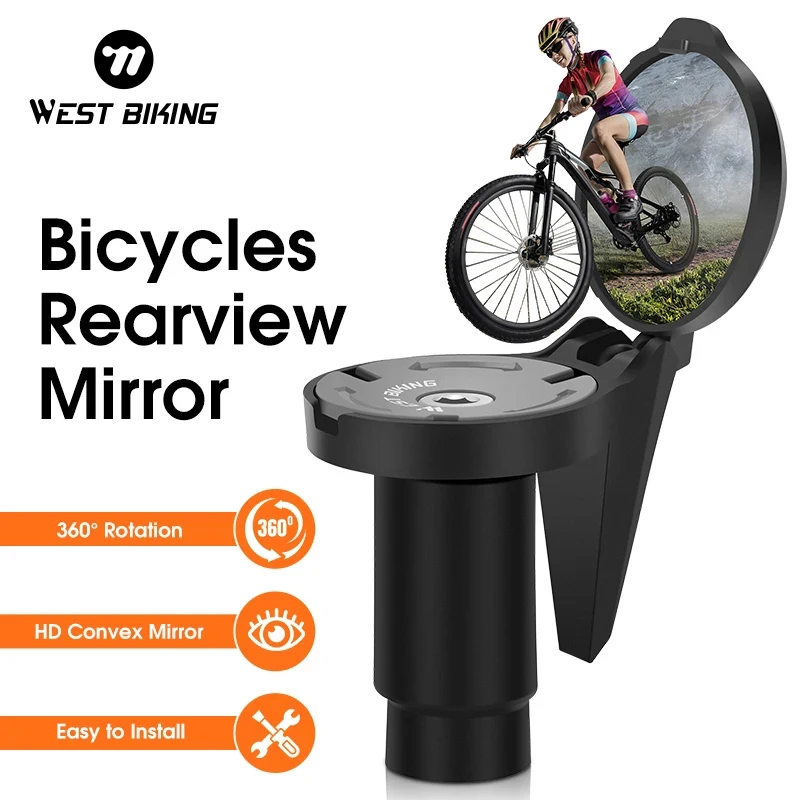 WEST-BIKING-Bicycle-Rearview-Mirror-Universal-MTB-Road-Bike-Bar-End ...
