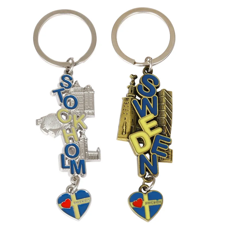 Sweden Keychain Souvenir | Architecture Accessories | Architecture ...