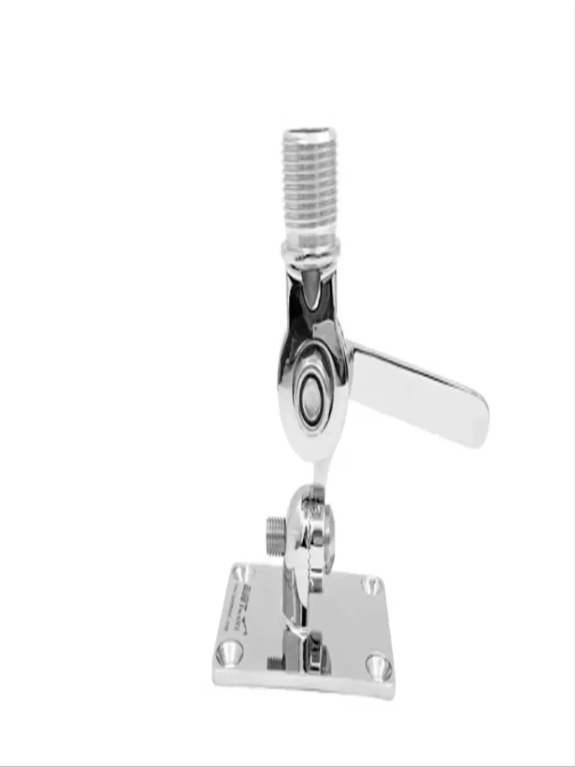 Stainless-Steel-Marine-VHF-Antenna-Mount-Dual-Axis-Heavy-Duty-Ratchet ...