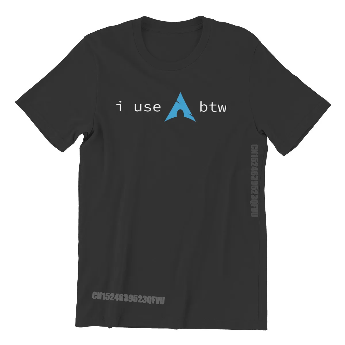 Use Arch Btw Hip Hop Tshirts Linux Operating System Tux Penguin Leisure Plus Size Men T Shirts ...