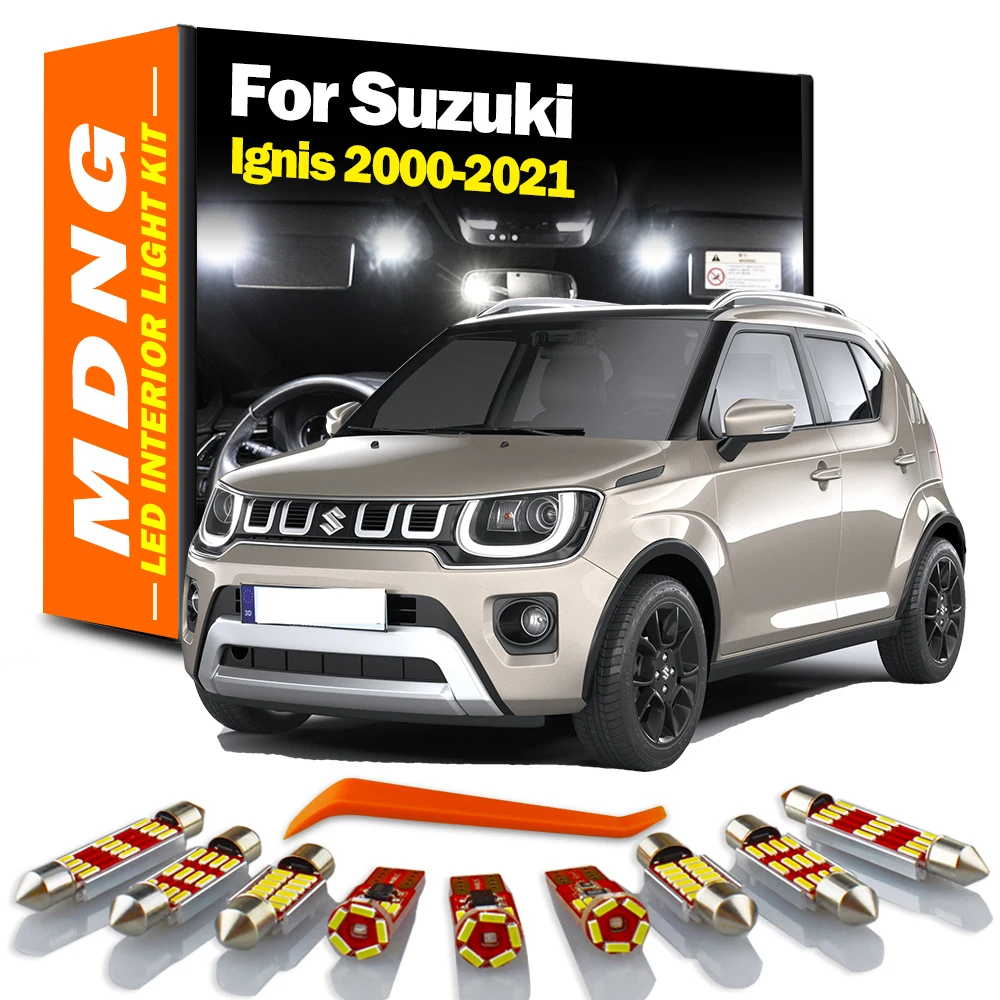 MDNG Canbus LED Interior Map Dome Light Kit For Suzuki Ignis 2000-2013 ...