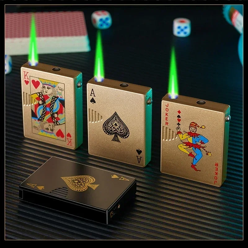 Encendedor-de-Gas-butano-Turbo-para-jugar-a-las-cartas-de-Metal ...