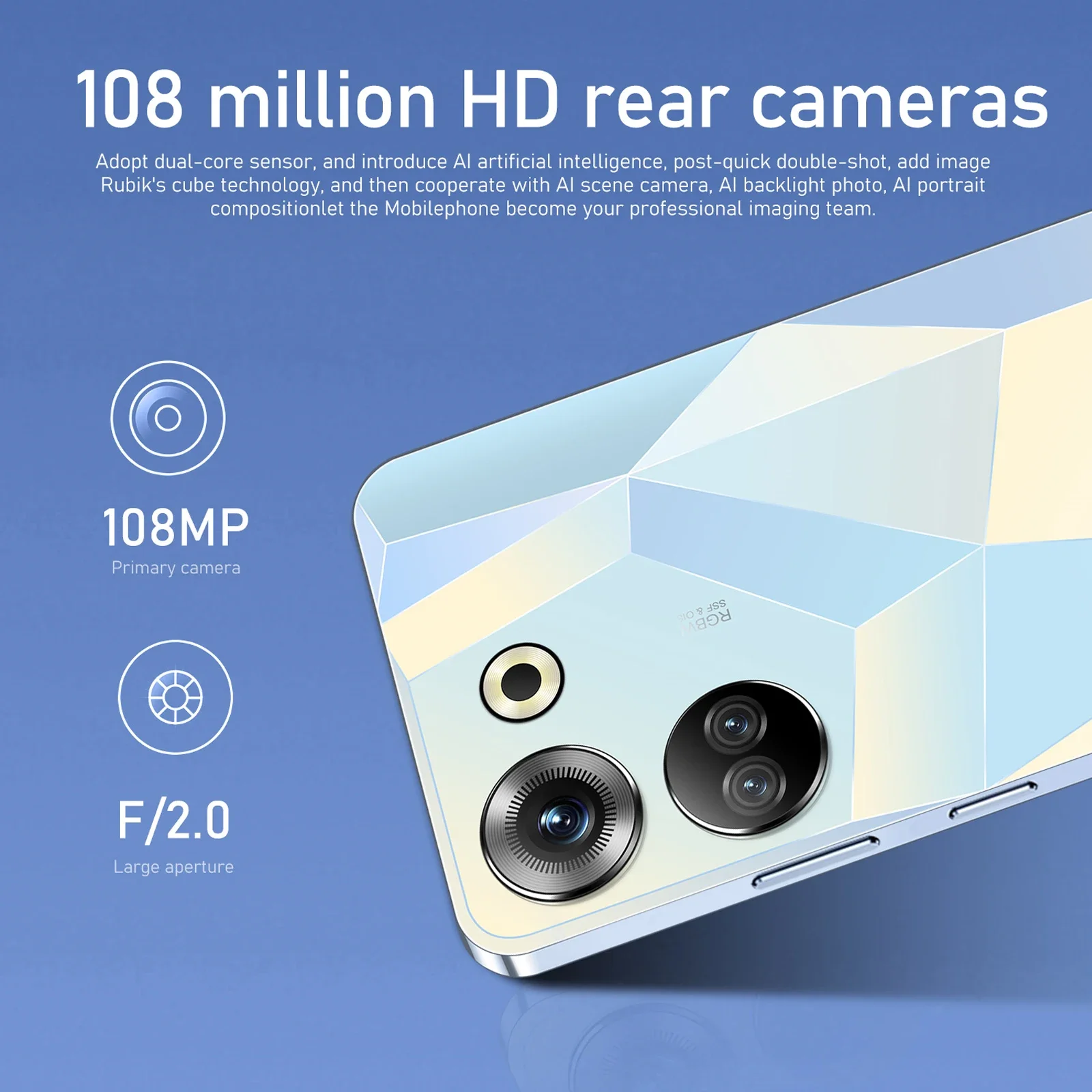 2025 New Smartphones 16GB+1TB Camon 20 Pro Google NFC celulares 7.3 ...