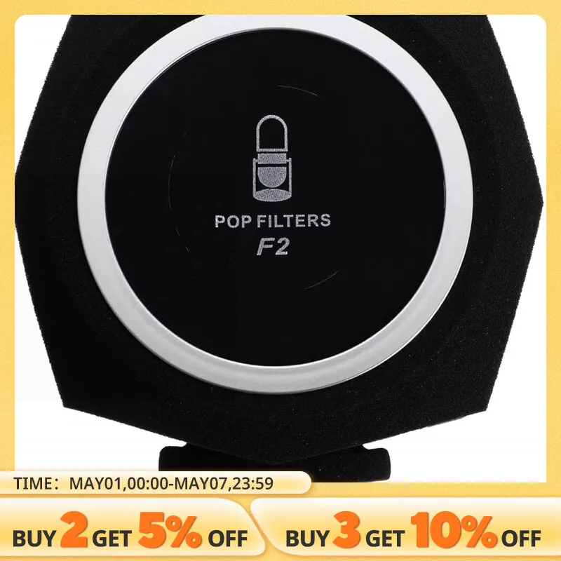 G-MARK-F2-Microphone-Wind-Shield-Pop-Filter-Isolation-Ball-Acoustic-For ...
