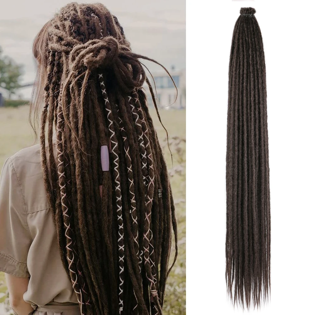 36 Inch Synthetic Dreadlocks Extensions Thinsoft Reggae Hair Hip-hop ...