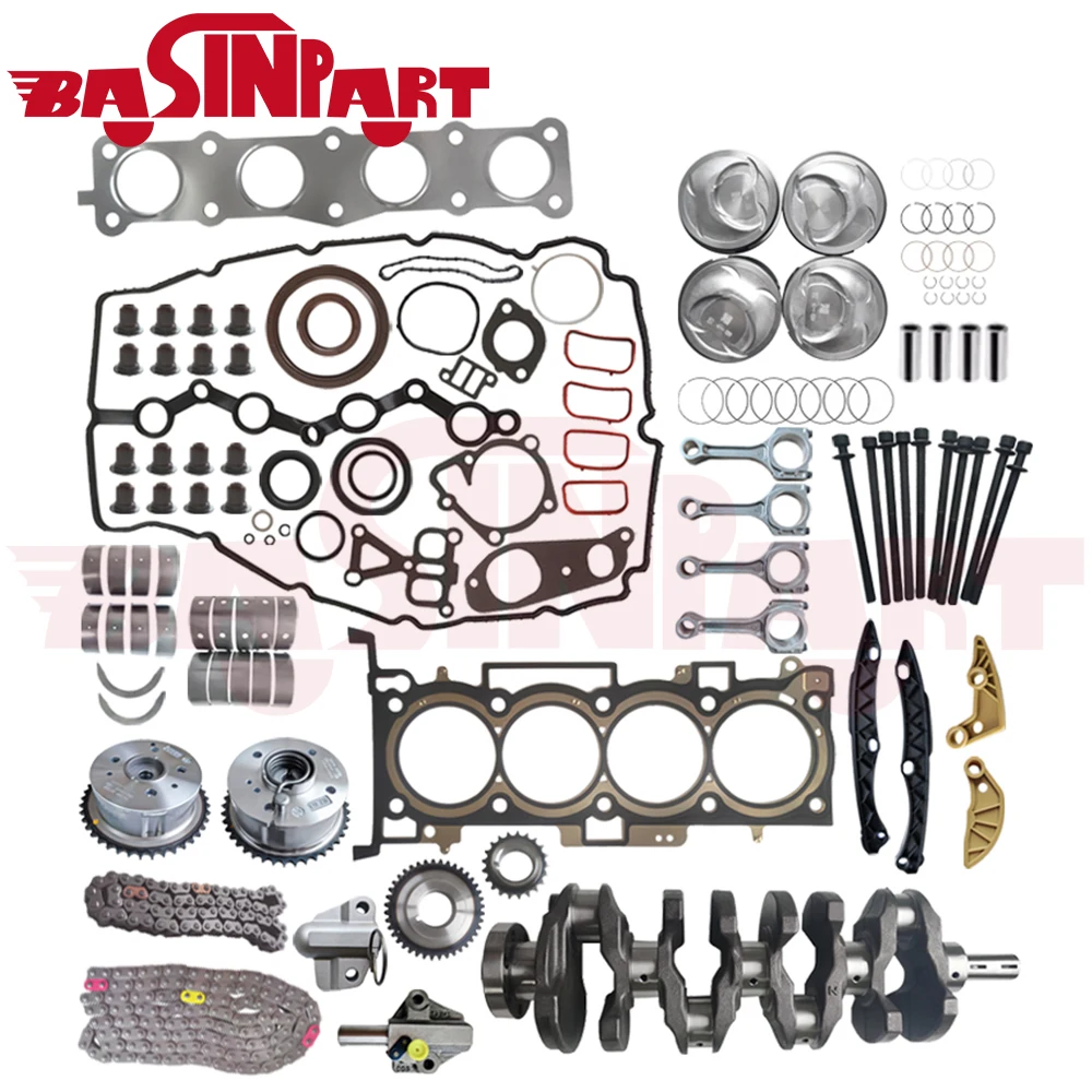 G4KJ Engine Timing Chain Rebuilt Kit Oil Pump Gear For Hyundai For Kia ...