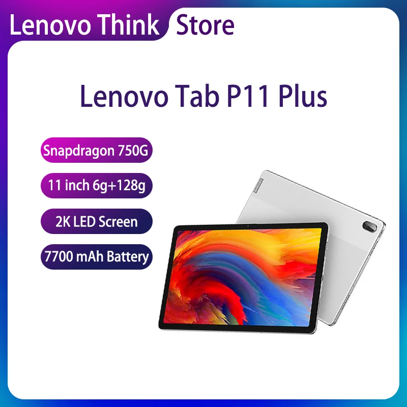 Global firmware Lenovo P11 plus Pad Plus Snapdragon 750G OTA Octa Core 6GB 128GB 11 inch 2K ...