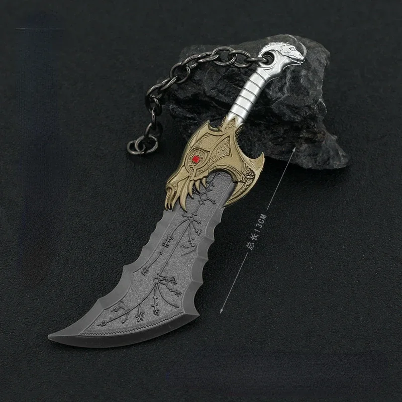 13cm-Chaos-Blade-God-of-War-Kratos-Game-Peripherals-Metal-Keychain ...