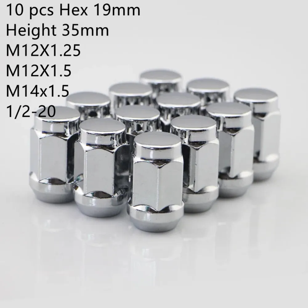 Car Wheel Lug Nuts M14x1 5 M12x1 5 M12x1 25 Hex 19mm Length 35mm Car Car Wheel Lug Nuts M14x1 5 M12x1 5 M12x1 25 Hex 19mm Length 35mm Car