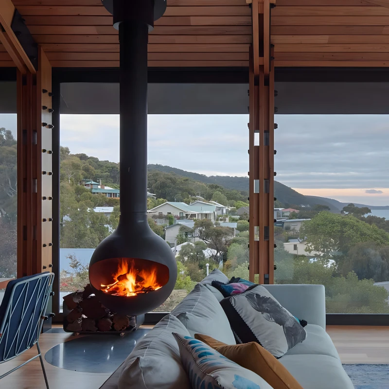 Hanging-Fireplace-Real-Fire-Home-Firewood-Villa-Hanging-Heater ...