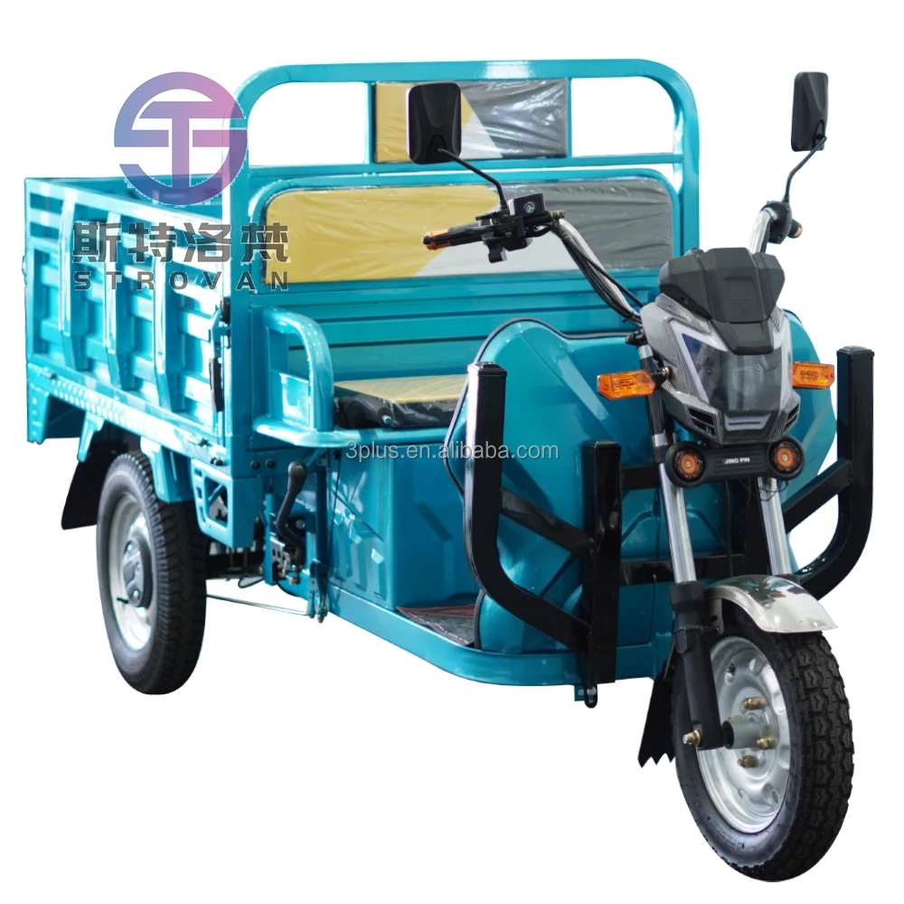 3-Wheel-Electric-Dumper-Tricycle-for-Adults-60V-1500W-Cargo-Tricycles ...
