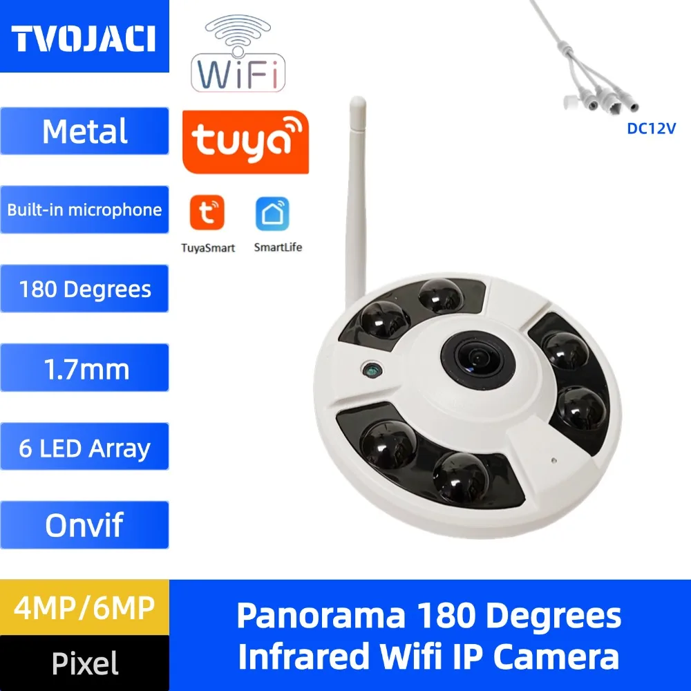 6MP-Wifi-Camera-1-7MM-Fisheye-Lens-Panoramic-Wireless-IP-Camera ...