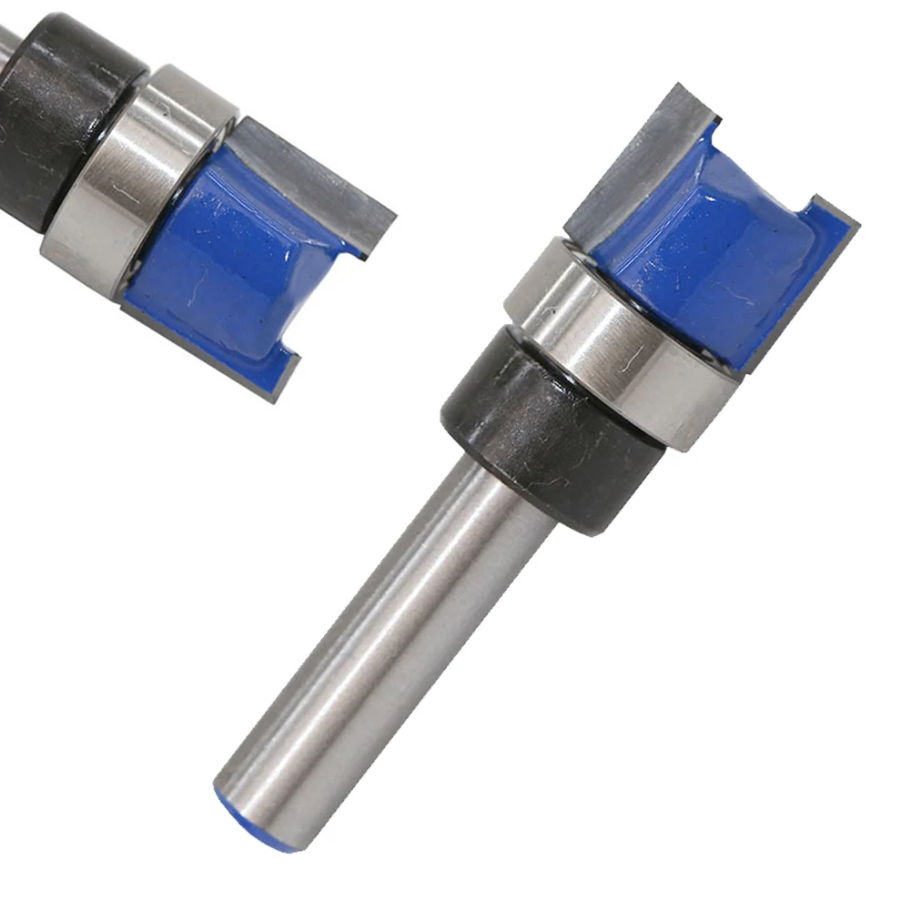 6-35mm-Shank-Straight-Flute-Trim-Pattern-Router-Bit-Cutter-Top-Bearing ...