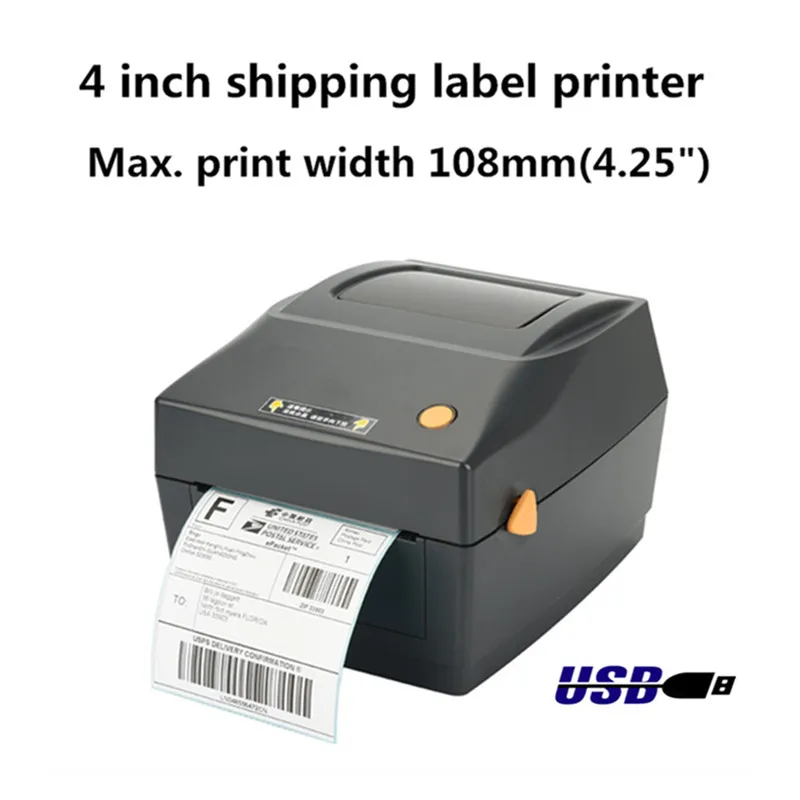 460B 4 inch sticker barcode printer printing width 20 108mm for ...