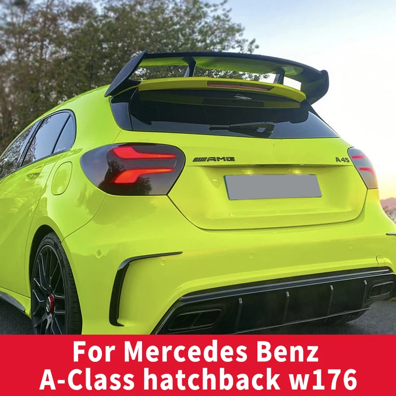 For-Mercedes-Benz-A-Class-W176-Rear-Roof-Trunk-Boot-Lip-Spoiler-Wing ...