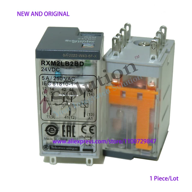 Original Relay RXM Relay 24VDC RXM4AB2BD RXM2LB2BD RXM4AB2P7 RXM2LB2P7 RXM2AB2BD RXM4LB2BD ...