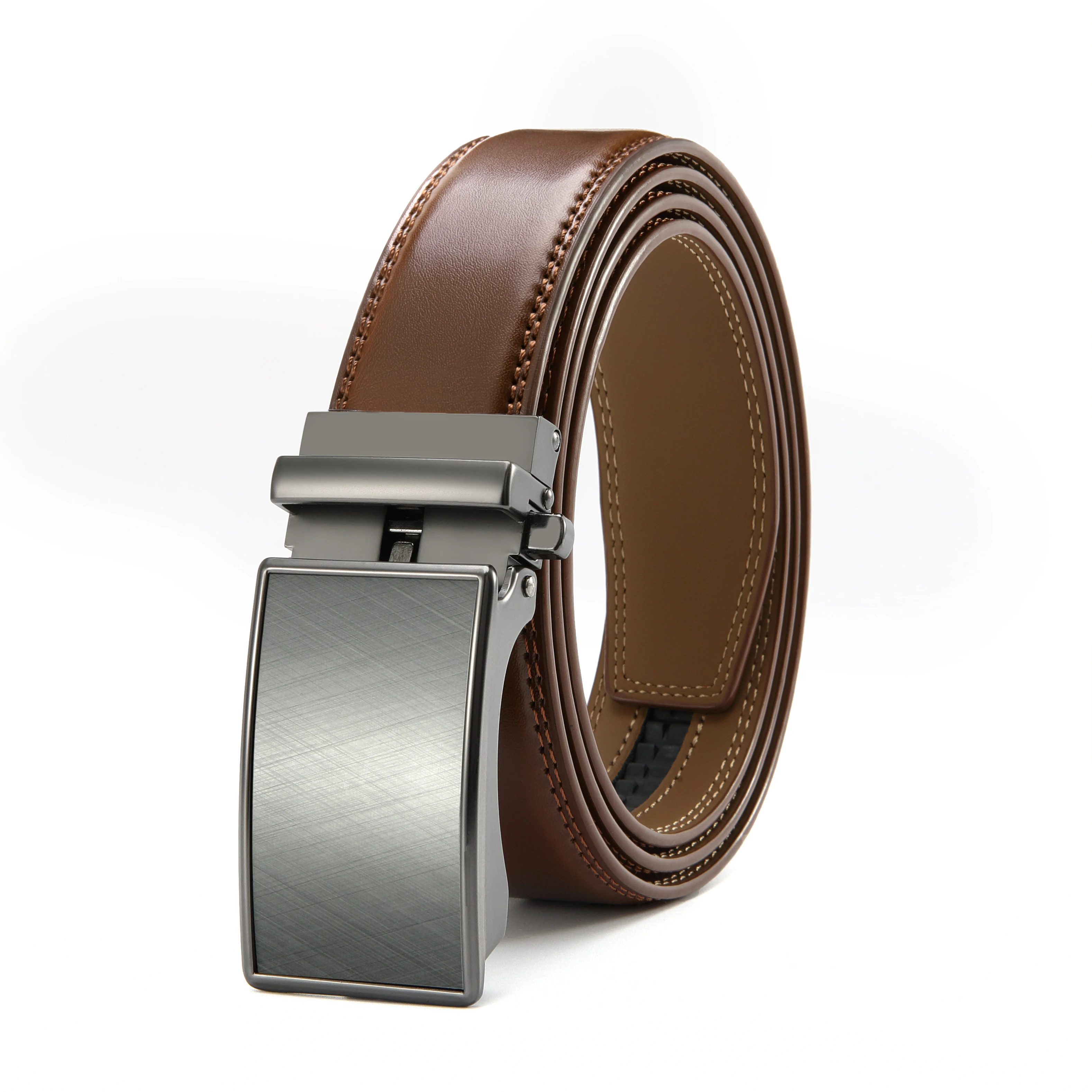 Mens-Fashion-Leather-Belts-Automatic-Genuine-Leather-Belts-Cowhide-Belt ...