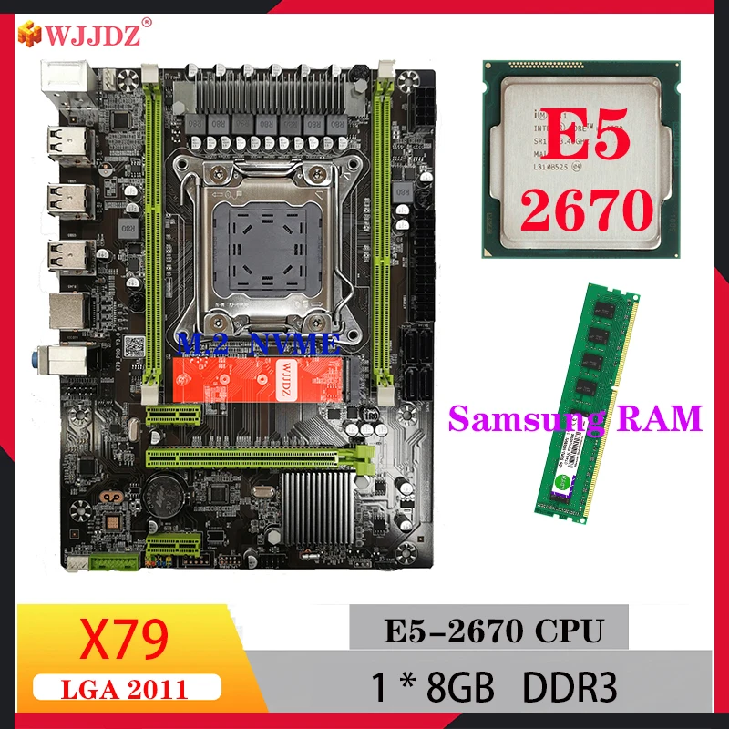 Wjjdz-Kit-de-placa-base-intel-xeon-x79-pro-e5-2670-para-juegos-de-pc ...