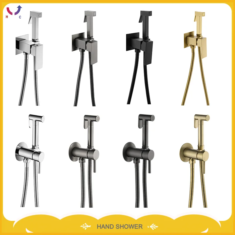 Brass-Portable-Hot-and-Cold-Toilet-Bidet-Faucet-Set-Brushed-Gold ...