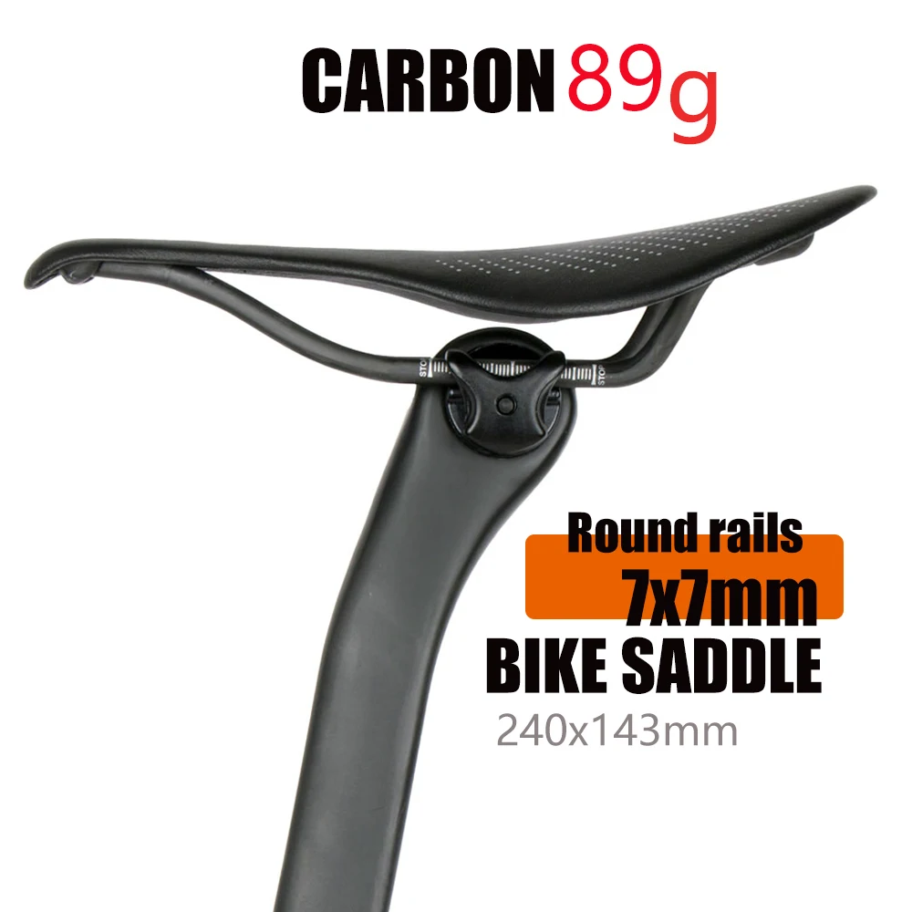 New-89g-EVA-Carbon-Bike-Saddle-Comfortable-Ultra-Light-Saddle-MTB ...