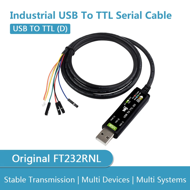 Industrial-USB-To-TTL-Serial-Cable-USB-To-TTL-D-Original-FT232RNL ...