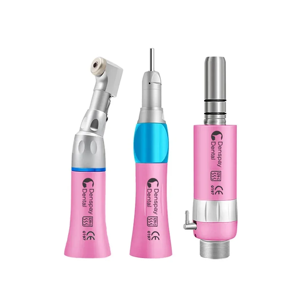 Dental-Baixa-Velocidade-Handpiece-Kit-Rosa-203C-Air-Motor-Trava-Chuck ...