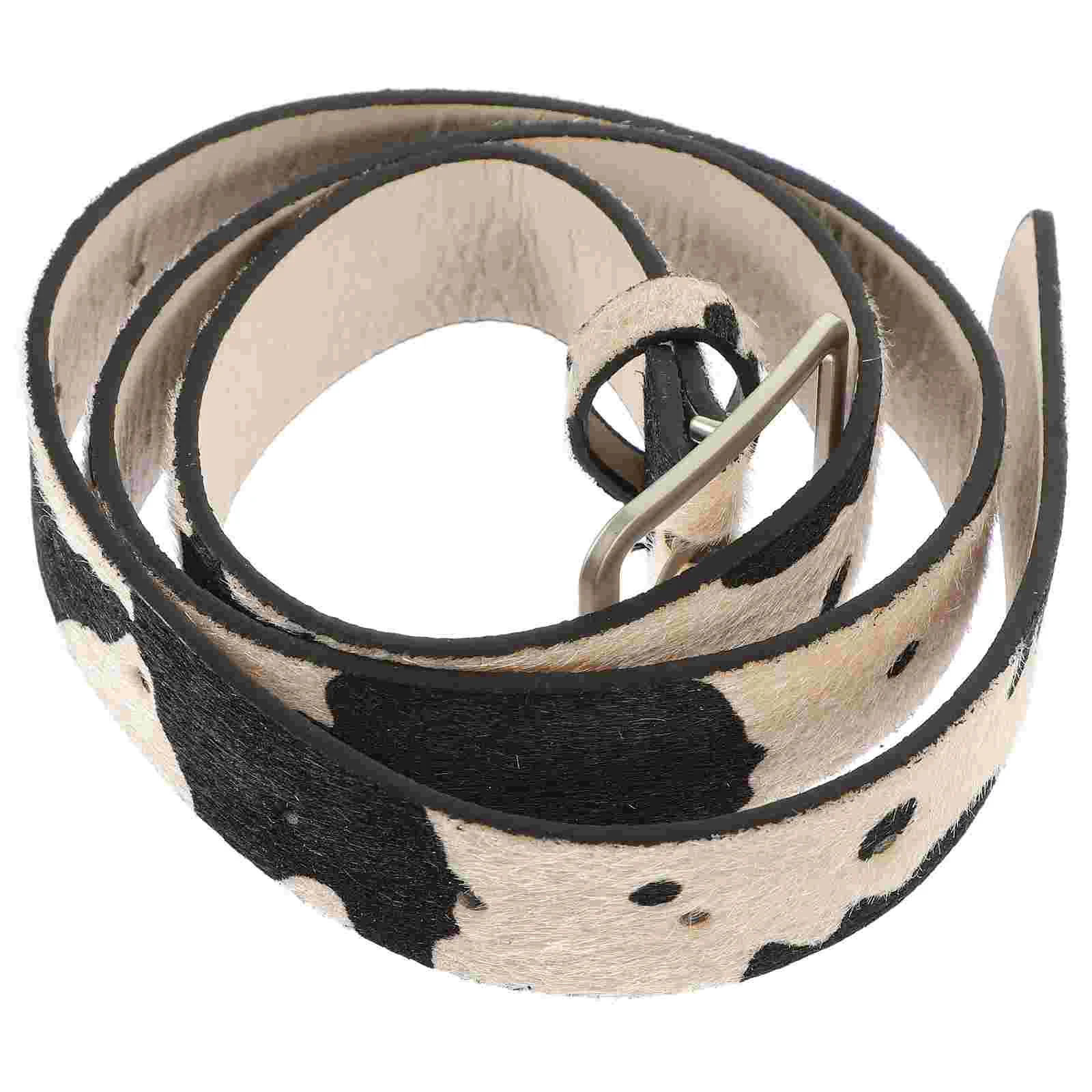 Cow-Print-Belt-Adjustable-Pants-Belt-Western-Belt-Women-Animal-Print ...
