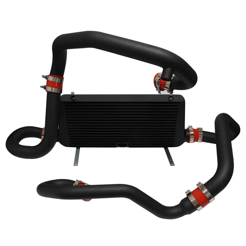 Upgrade-Black-Aluminum-Front-Intercooler-Kit-for-Subaru-Impreza-GC8-WRX ...