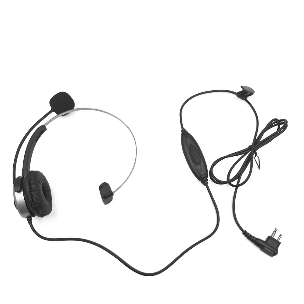 NEW-2-Pin-PTT-MIC-Earpiece-Headphone-Headset-for-Motorola-Radio-GP-300 ...