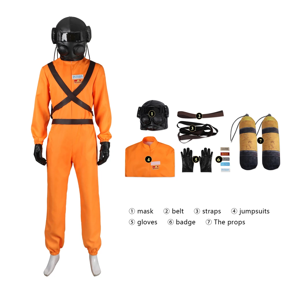 Game-Lethal-Company-Staff-Cosplay-Costume-Protective-Jumpsuit-Mask-Belt ...