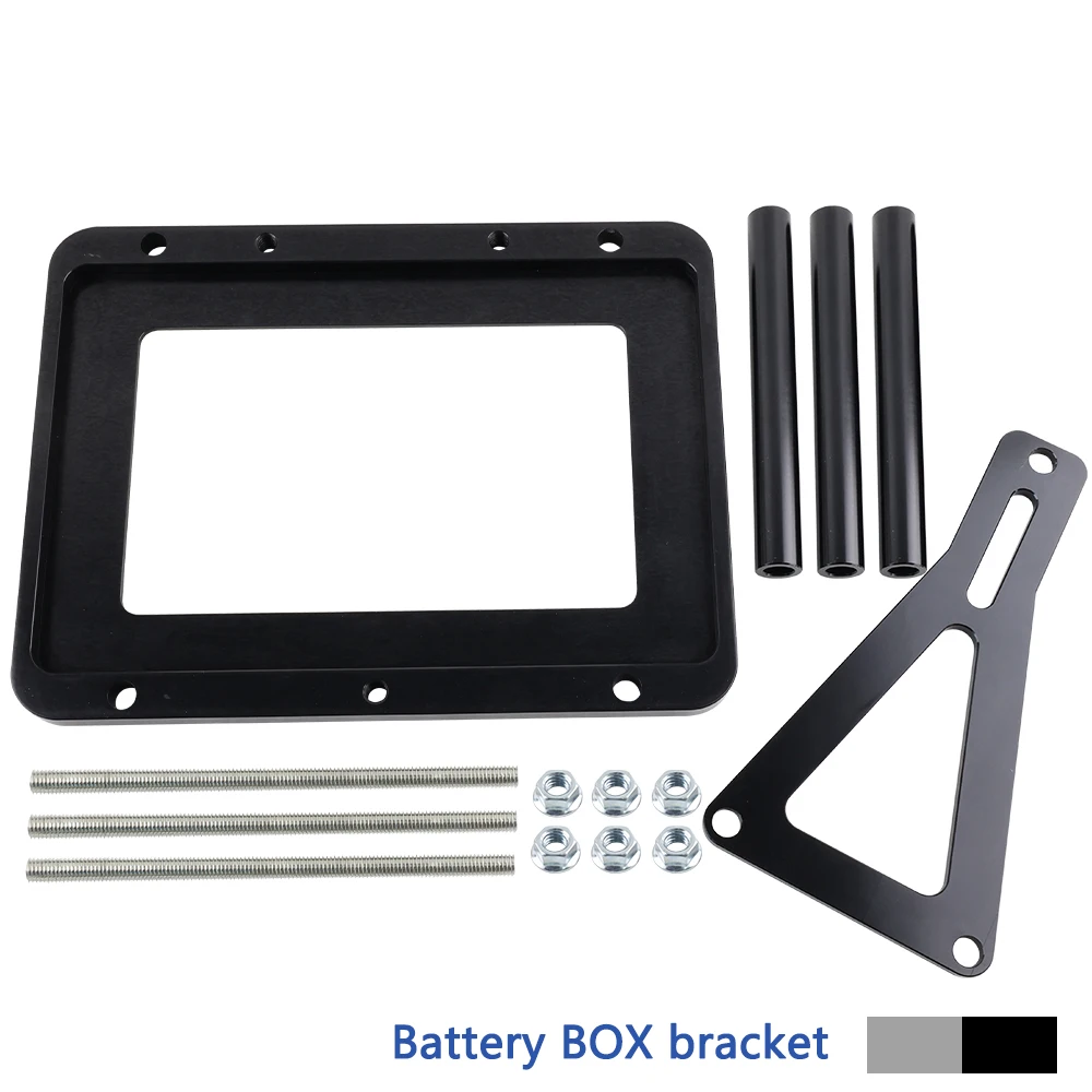 Universal-Battery-Tray-Hold-Down-Trunk-battery-Relocation-Box-Billet ...