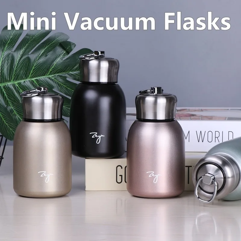 300ML-Vacuum-Flasks-with-Lifting-Ring-Lovely-Stainless-Steel-Coffee ...