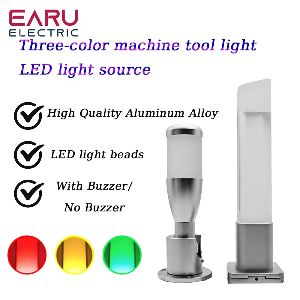 Aluminum Machine Safety Indicator Light Be With Buzzer Led Signal Light ...