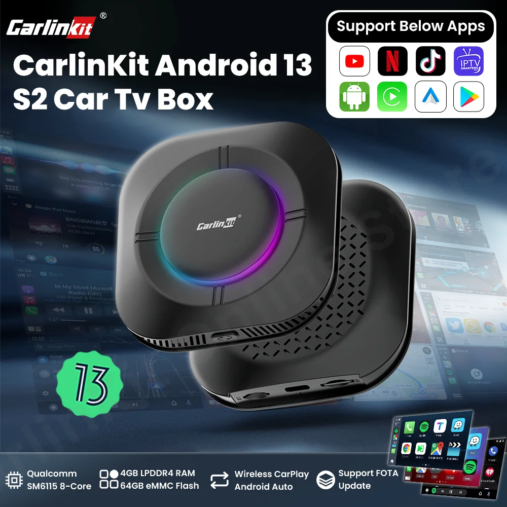 Carlinkit-S2-Android-13-Tv-Box-SM6115-8-Core-Carplay-Wireless-Android ...