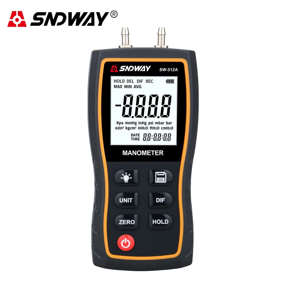 SNDWAY-Digital-Differential-Manometer-Hand-held-Air-Pressure-Gauge ...