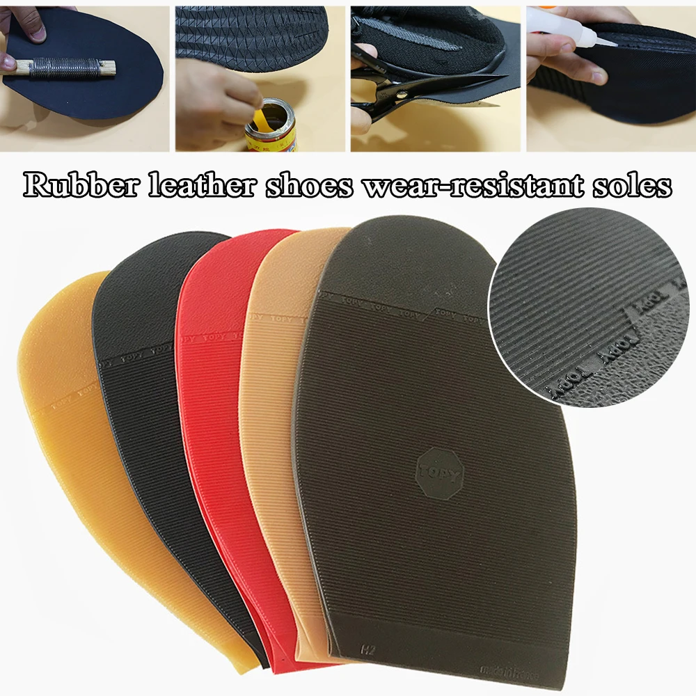 Rubber-Shoes-Sole-Wear-Resistant-Shoe-Protector-Outsoles-Repair ...