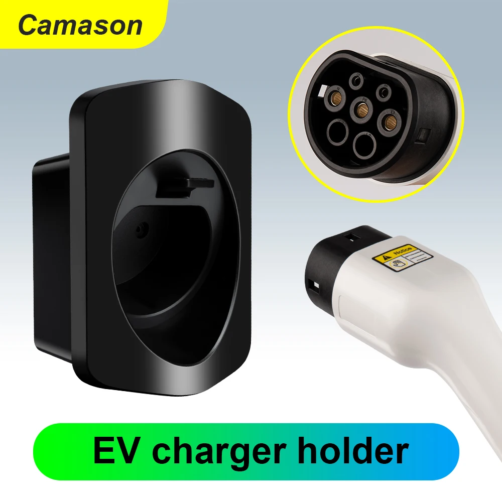 EV-charger-holder-for-electric-vehicles-type2-Gun-Plugs-wall-socket-car ...