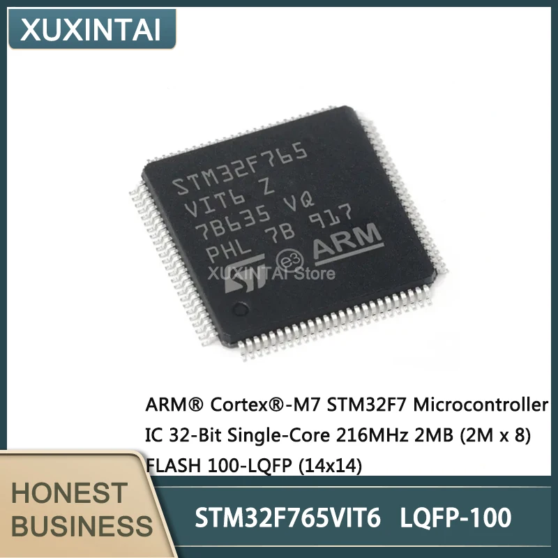 1-5Pcs-New-Original-STM32F765VIT6-STM32F7-MCU-Microcontroller-IC-32-Bit-Single-Core-216MHz-2MB ...