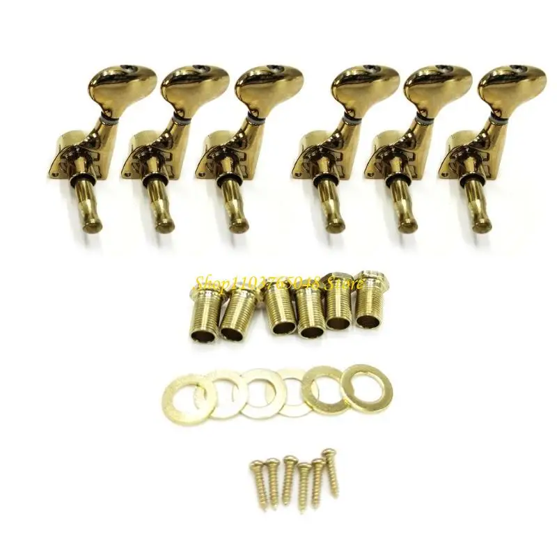 R53E 6Pieces Metal Guitar Tuning Machines Suitable for Professional ...