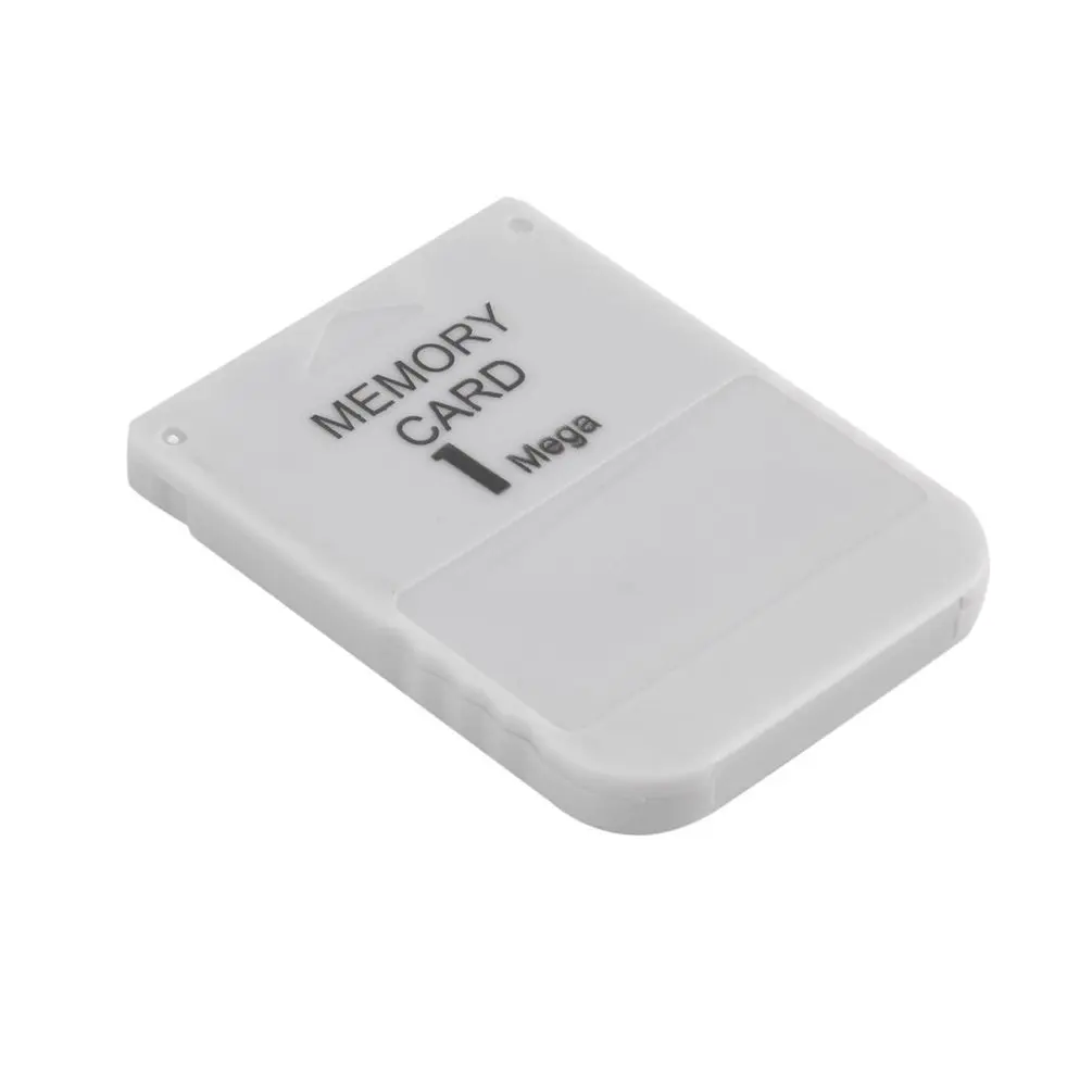 PS1 Memory Card Practical White 1Mega External Memory Card Gaming File ...
