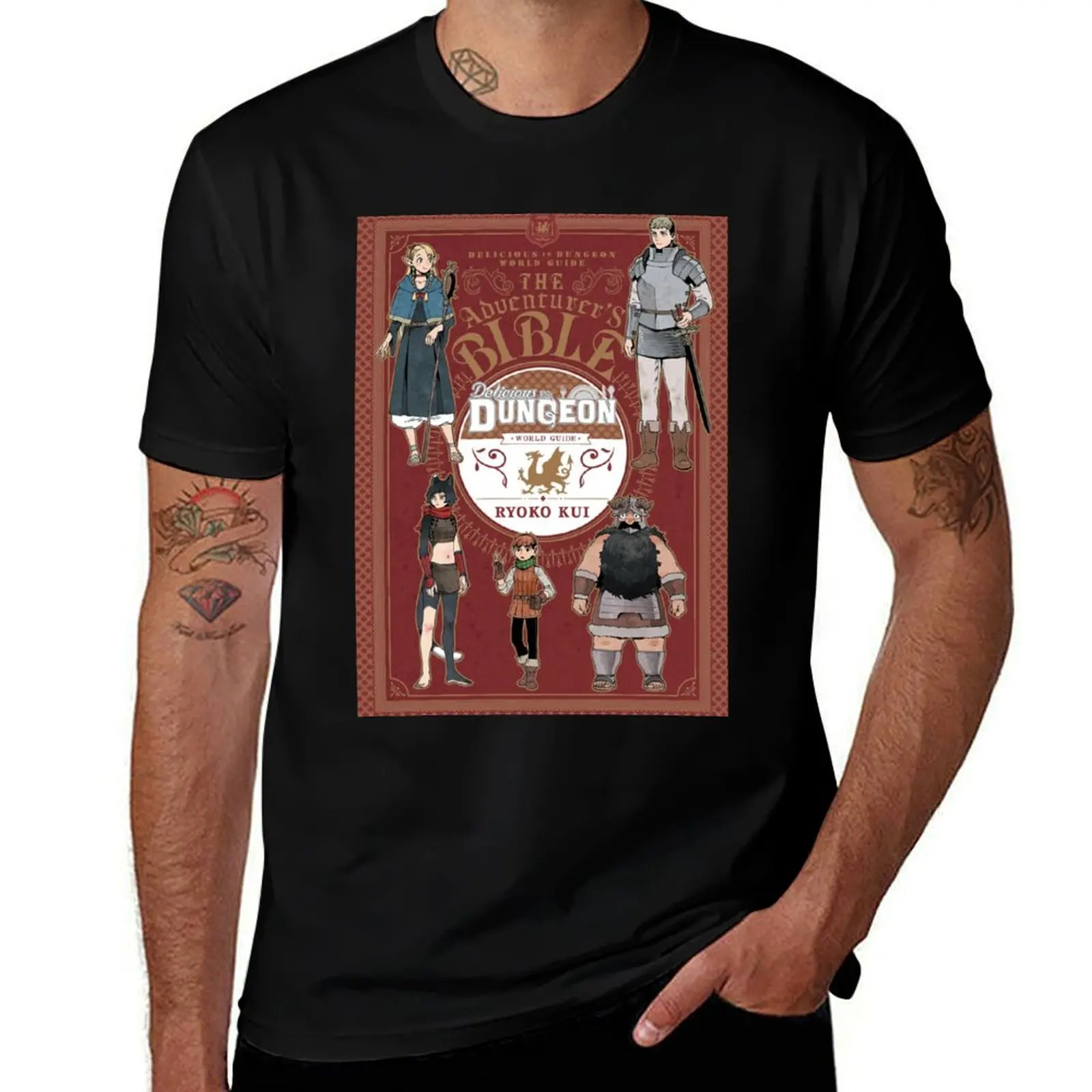 Dungeon Meshi World Guide T-Shirt: The Ultimate Fanwear for Fantasy Lovers
