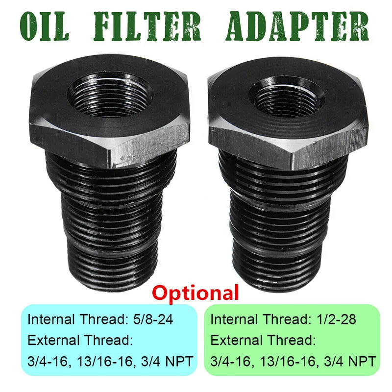 Universal-Car-Oil-Filter-Threaded-Adapter-1-2-28-or-5-8-24-NPT-Auto ...