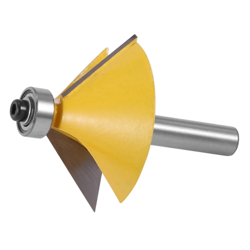 2Pc-8Mm-Shank-Large-45-Degree-Chamfer-Bevel-Edging-Router-Bit-Wood ...