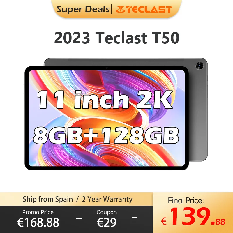 2023-TECLAST-T50-11-inch-Anroid-12-Tablet-2000x1200-18W-PD-Fast-Chage ...