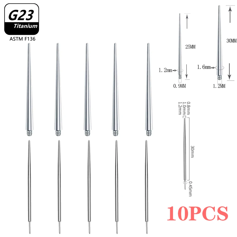 10pcs-Lot-G23-Titanium-Puncture-Needle-Guide-Belly-Lip-Ear-Eyebrow ...