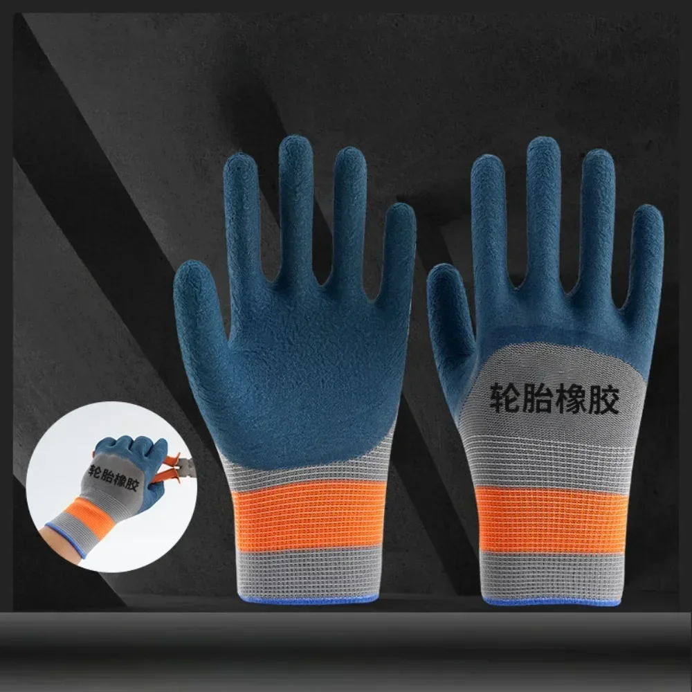 2025 12 Pairs Of Thirteen Needle Tire Rubber Work Gloves Wear-Resistant ...
